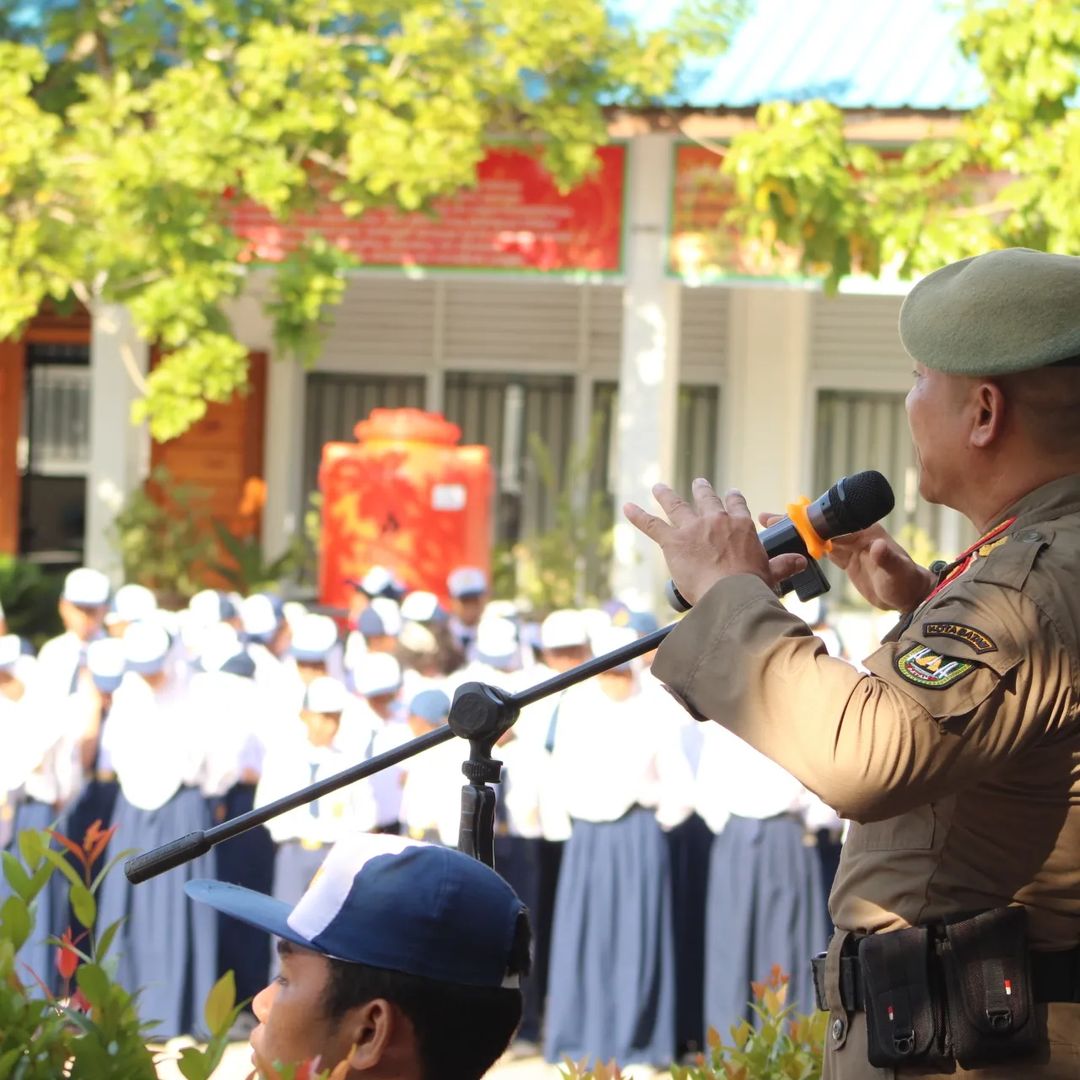 Pembinaan Karakter di SMPN 9 Batam – SATUAN POLISI PAMONG PRAJA KOTA BATAM